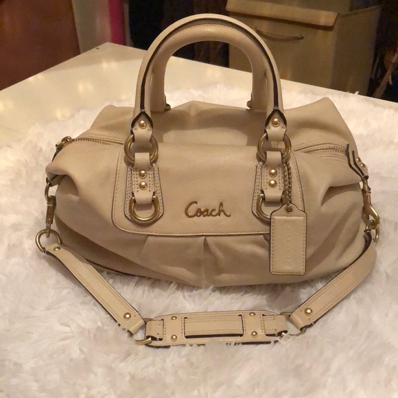 Coach | Bags | Coach Cream Purse | Poshmark